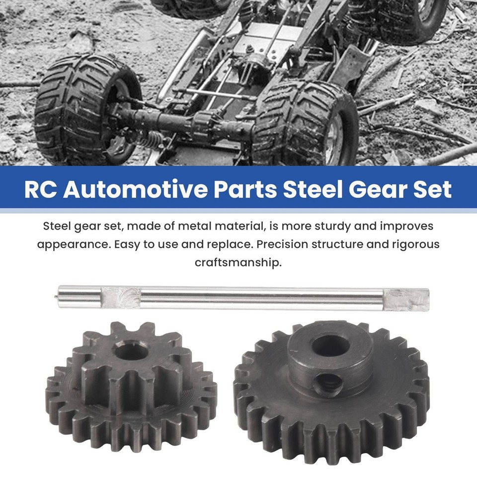 Metal Transmission Gear with D Steel Gears Set for D12 1/10 RC Car9302 ...