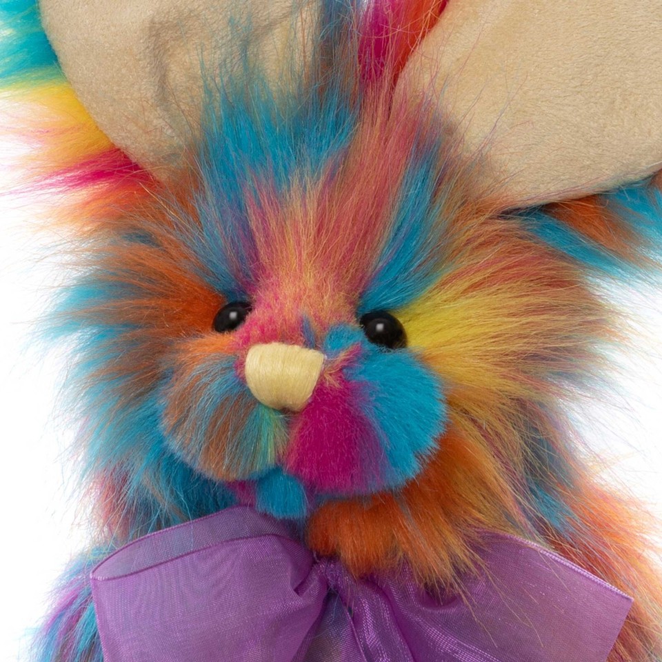 Razzamatazz - Charlie Bears - Multicolored Plush Bunny Rabbit | eBay