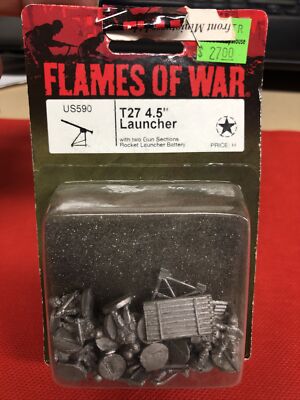 Flames of War US590 25mm US T27 4.5” Rocket Launchers (2) | eBay