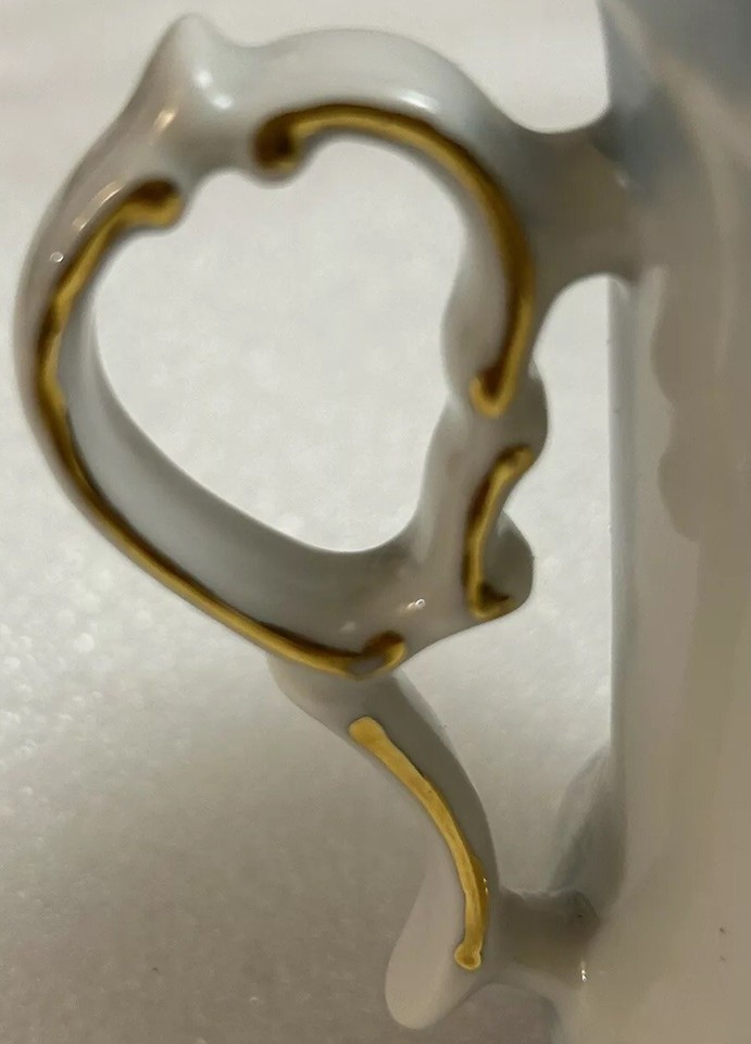 Blue Forget Me Not Flowers Handmade For Iola Coffee Tea Cup by Artist D ...