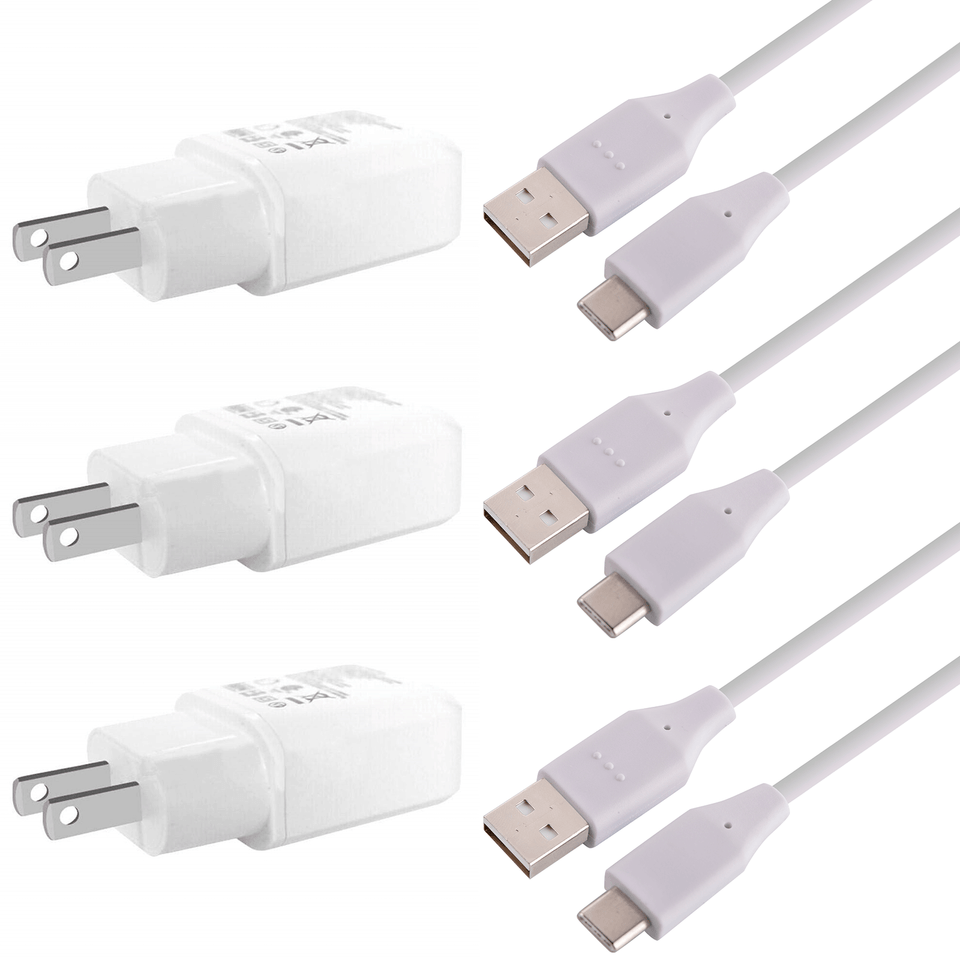 Original LG Rapid Fast Wall Charger +Type C Cable For LG G5 G6 G7 G8 ...