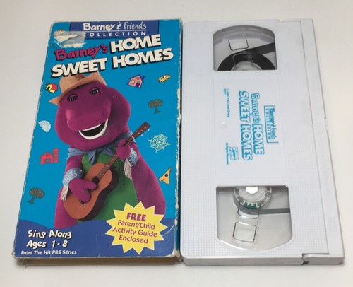 Barney Barneys Home Sweet Homes VHS 1993 Lyons Group Vintage Original ...