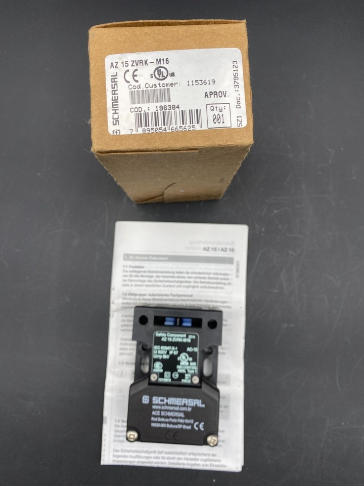 1Pc X SCHMERSAL AZ 15 ZVRK-M16 Safety Component | eBay