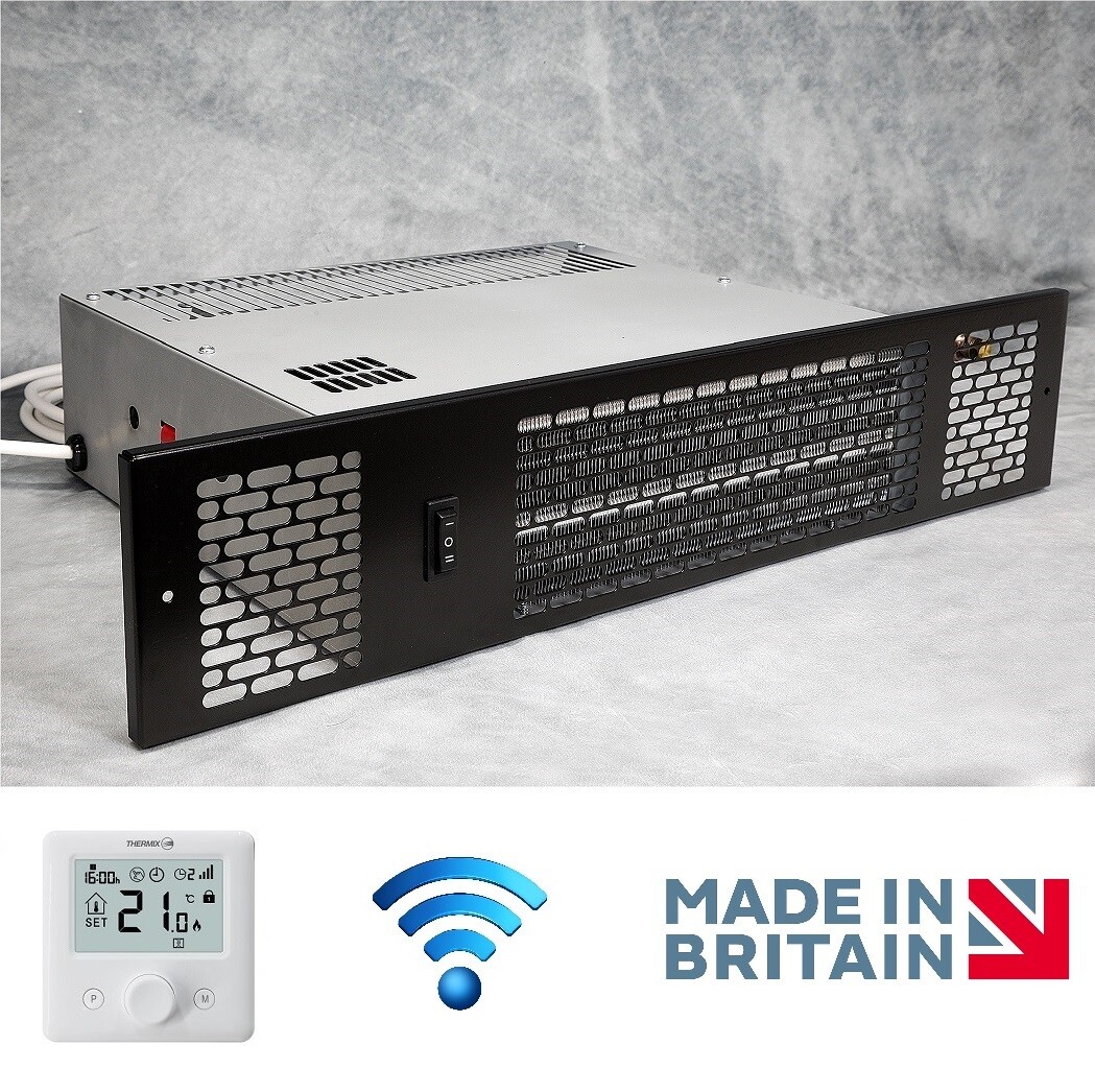 Thermix Plinth Heater- 2.4kW Wireless Thermostat Central heating model ...