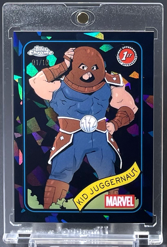 ( /10 ) Kid Juggernaut 2025 Topps Chrome Marvel Black Sapphire 60 1st ...
