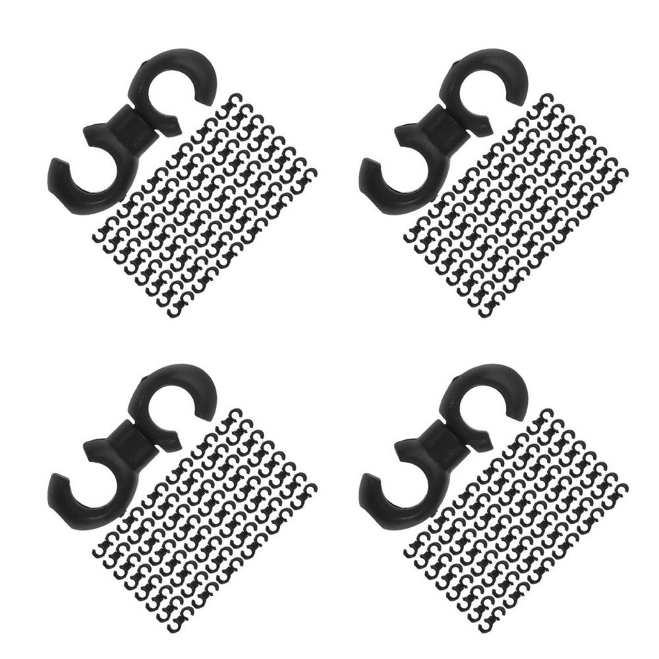 100pcs Bike Brake Cable Clips: Bicycle Cable Management - Wire ...