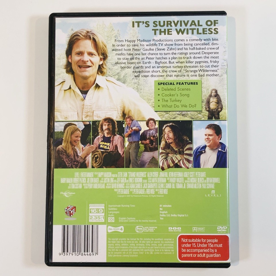 Strange Wilderness (DVD Region 4) Steve Zahn Jonah Hill Justin Long ...