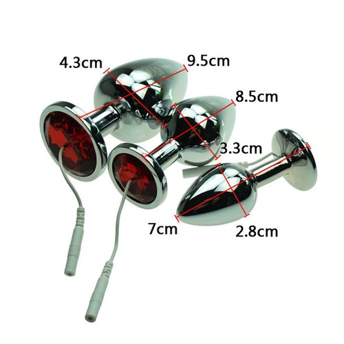 ElectroShock Pulse Therapy Massage Accessories & Metal Butt Anal ...