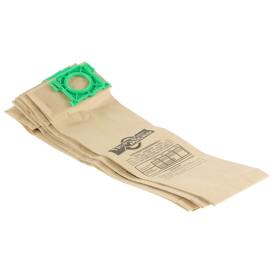 10 X Paper Dust Bags For Sebo X & C Series Vacuum Cleaner With Plastic ...