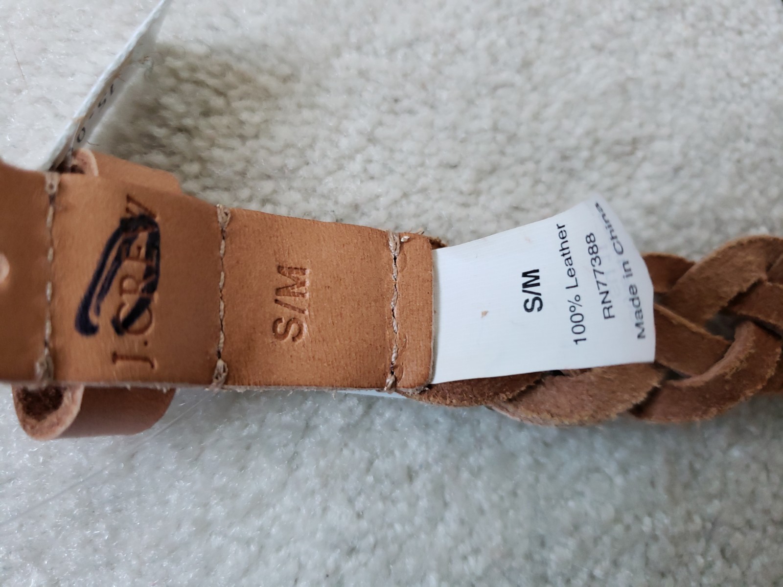 J.Crew Women's leather belt RN77388 S/M | eBay