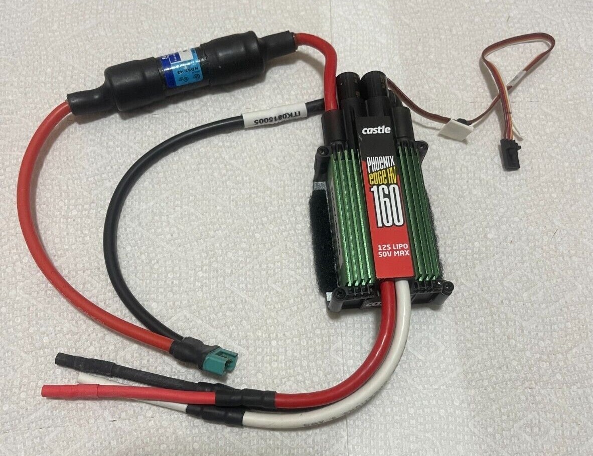 Castle Creations Phoenix Edge HV 160 AMP ESC Brushless Motor Controller ...