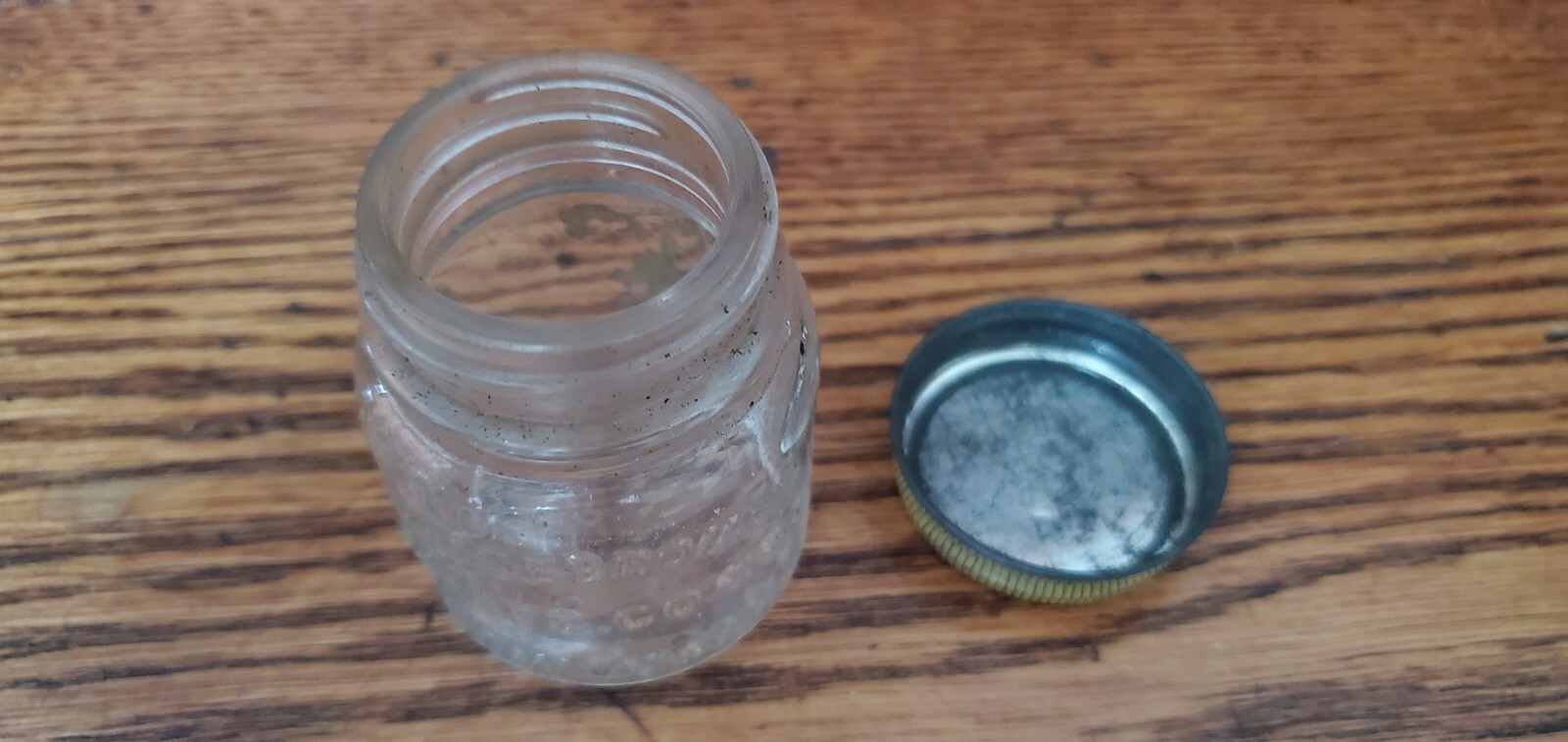 Vintage Empty Vaseline Blue Seal White Petroleum Jelly Glass Jar ...