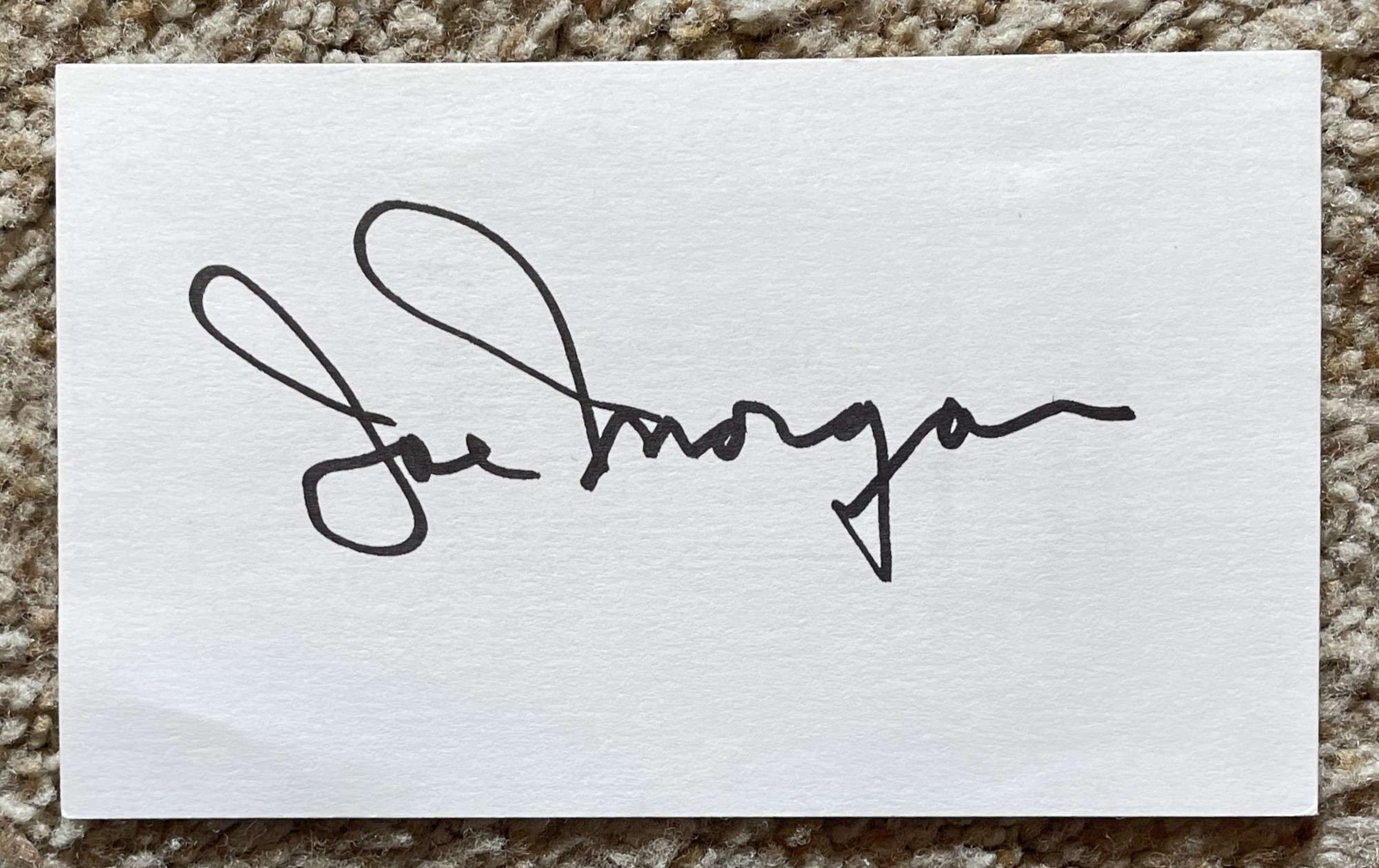 Joe Morgan signed card - Indians Cardinals debut 1959 - soft corner | eBay