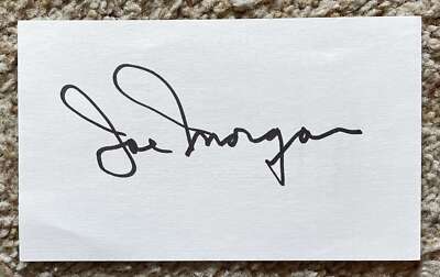 Joe Morgan signed card - Indians Cardinals debut 1959 - soft corner | eBay