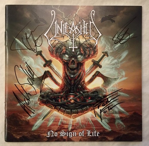 Unleashed - No Sign Of Life CD (Signed by all 4 band members) NEW 2021 ...