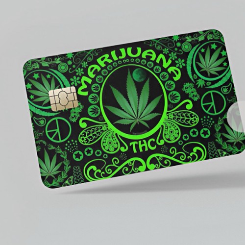 Weed Marijuana Debit/credit Card Sticker Skin | eBay