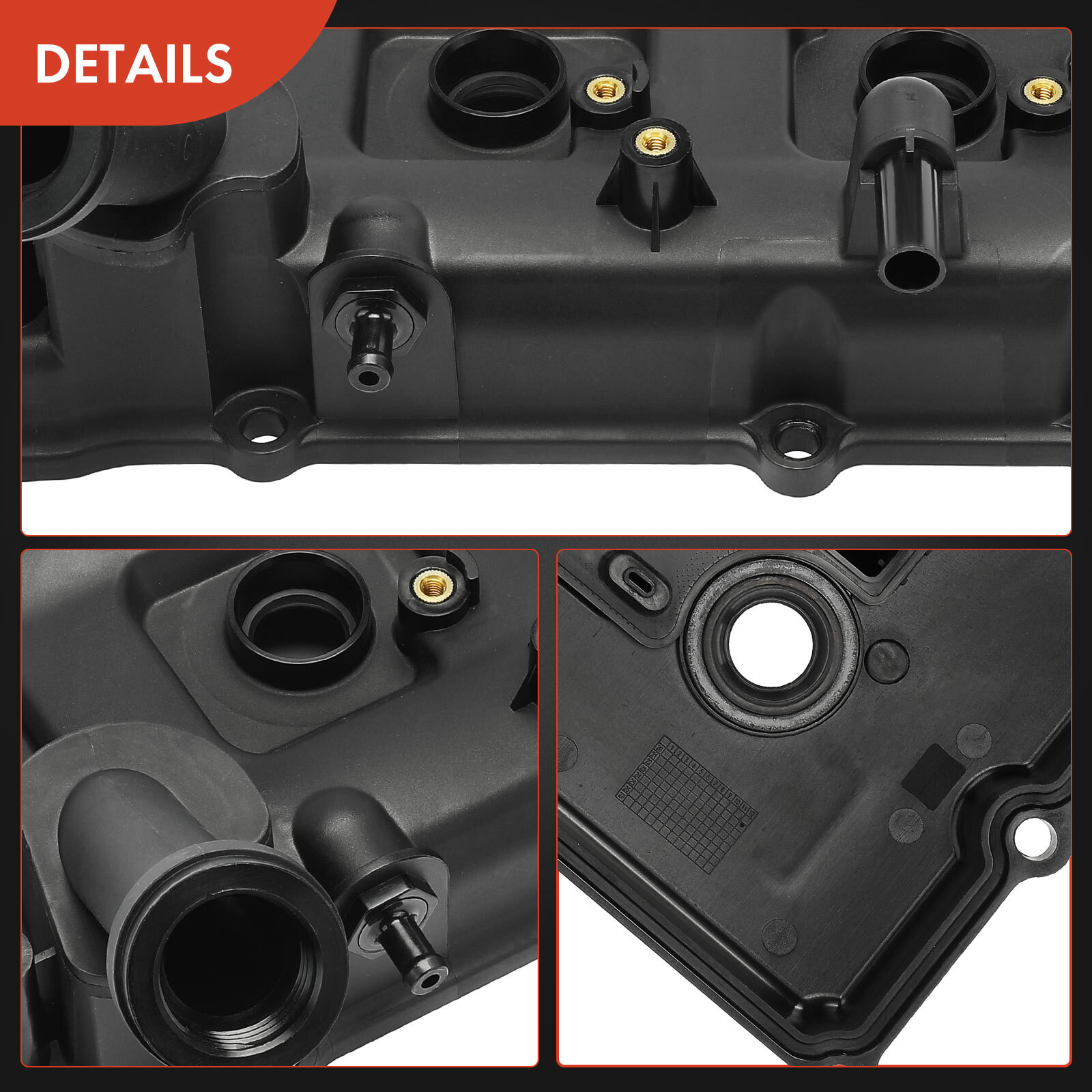 2x Engine Valve Cover with Gasket & Bolts & Cap for Nissan Armada ...