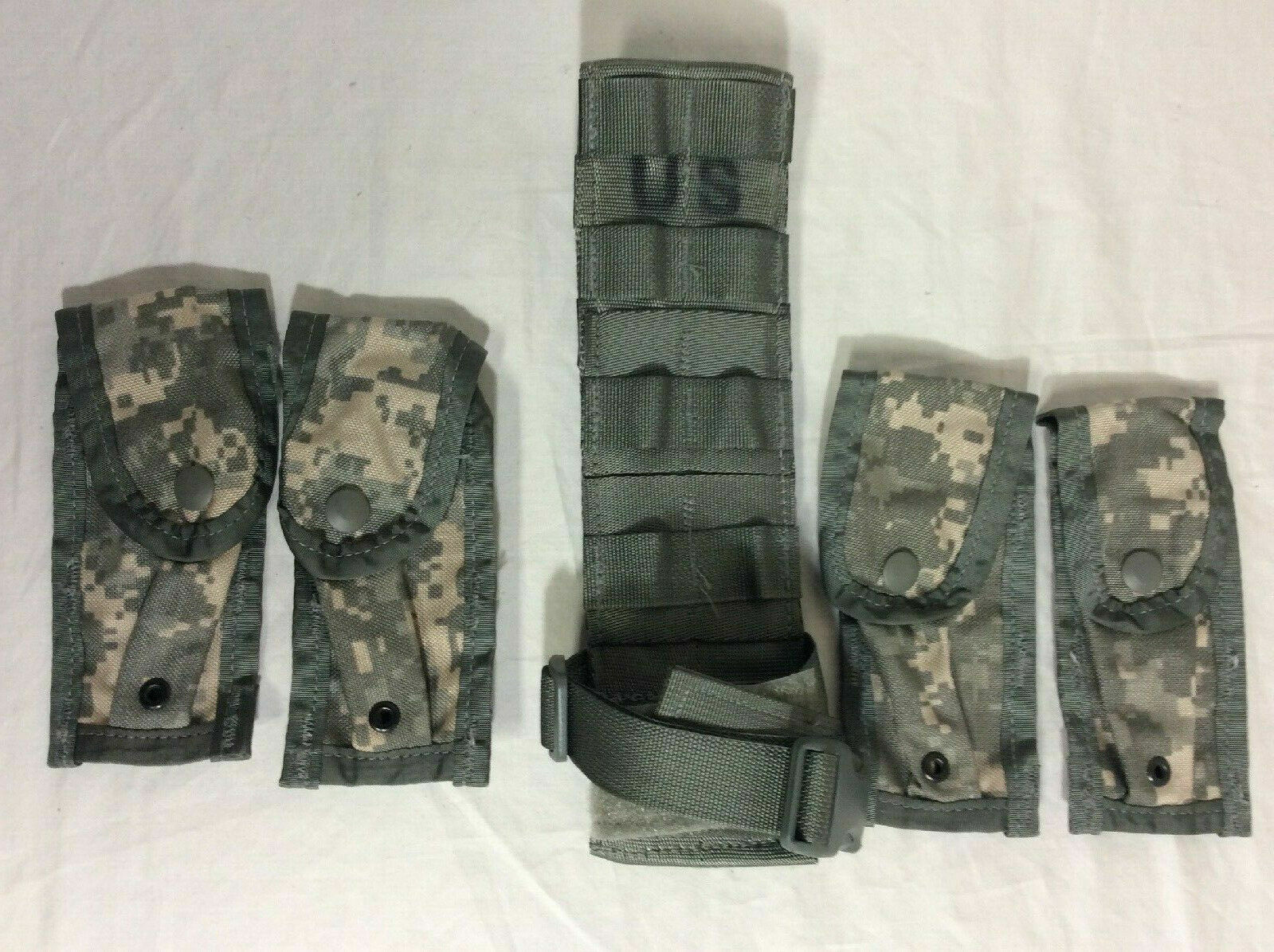 U.S. MILITARY MOLLE LEG EXTENDER PLATFORM WITH POUCHES ACU, NEW IN ...