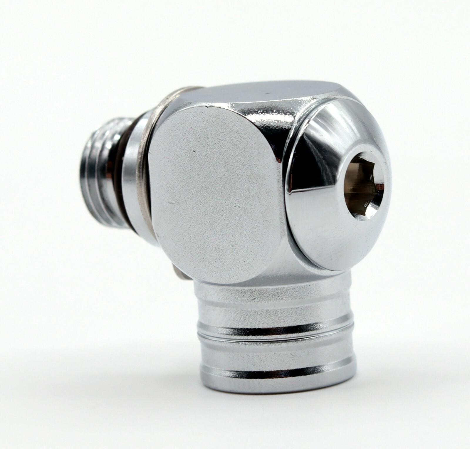 OTG 360 degree swivel scuba diving first stage high pressure port ...