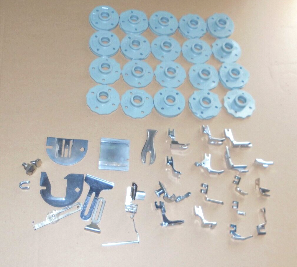 20 Vintage Sears Kenmore Sewing Machine Gray CAM Stitch Pattern Discs ...