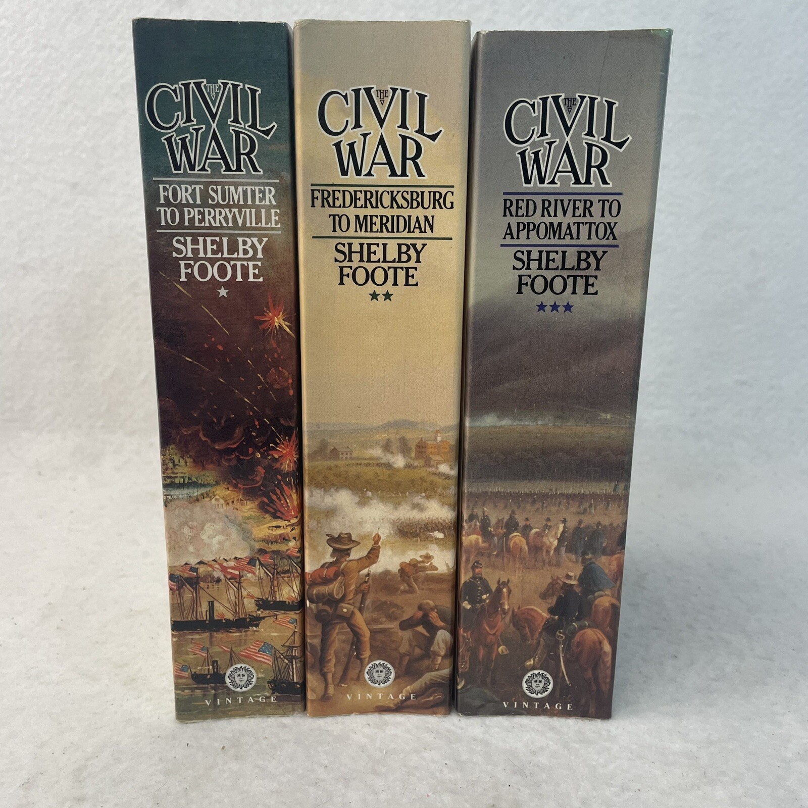 The Civil War Narrative Books Complete Set Series by Shelby Foote 1986 ...