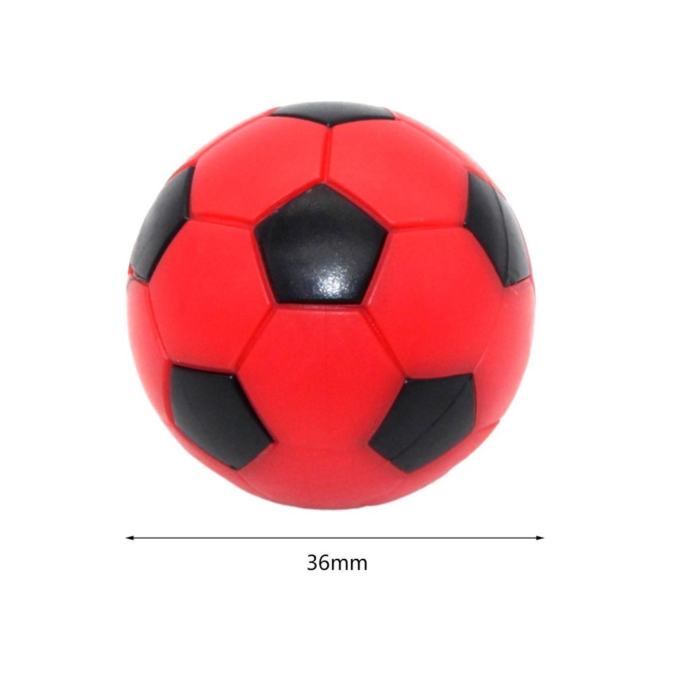 12x Foosball Balls 36mm Official Red and White Mini Soccer Table Game ...