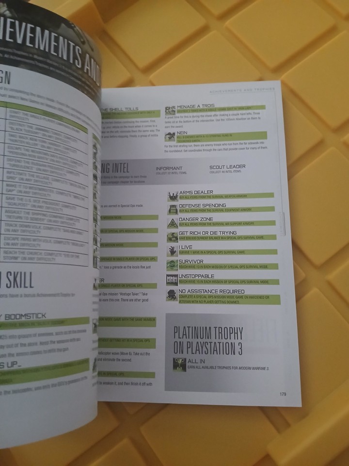 Call of Duty Modern Warfare 3 MW3 Official Strategy Game Guide Book PS ...