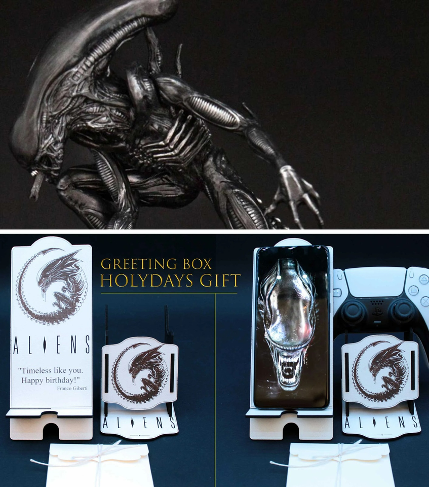 Alien Xenomorph Action Figur Groß 1.6 1.8 Figure Figuren Statue 32 cm ...