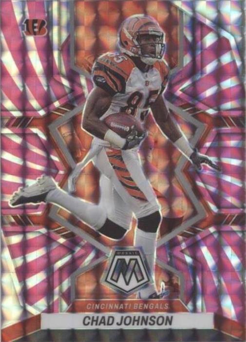 2022 Panini Mosaic - Chad Johnson #45 Pink Swirl Mosaic Prizm /11 for ...