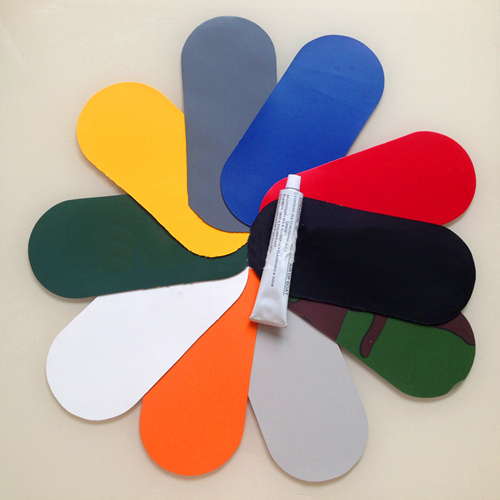 2pcs Yellow PVC+Glue Hypalon Patch Inflatable Boat Raft Repair Material ...