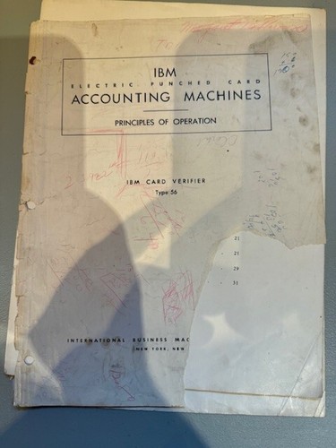 IBM Electric Punched Card Accounting Machines Manual - Principles Of ...
