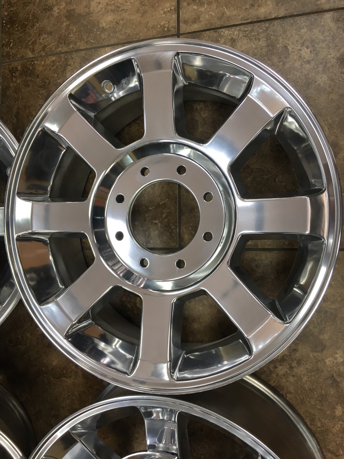 20" Ford F250 F350 Style Replacement Rims Wheels Super Duty Polished ...