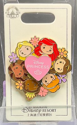 Disney SDR 2025 Princess Spinner OE Pin Ariel Cinderella Tiana Moana ...