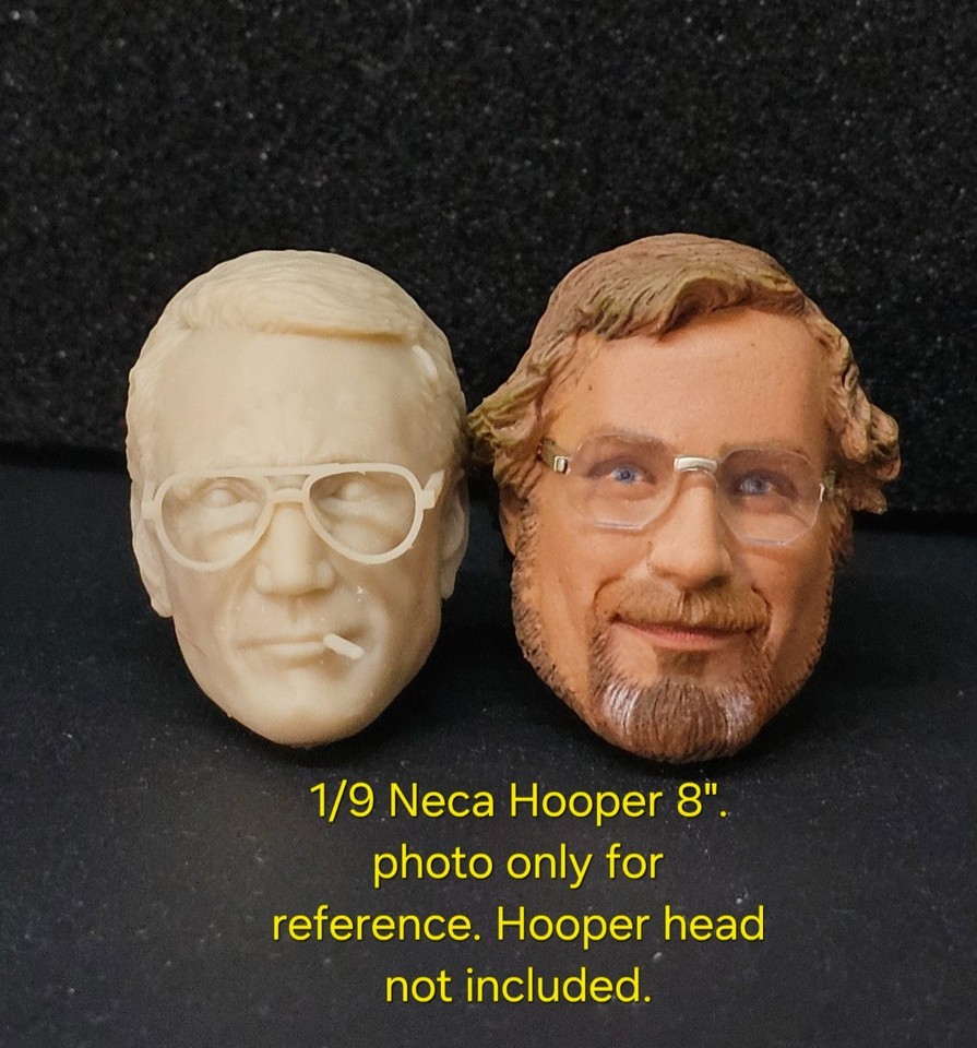 1:10 1:9 JAWS CHIEF MARTIN BRODY CUSTOM HEAD SCULPT PAINTED UPGRADED | eBay