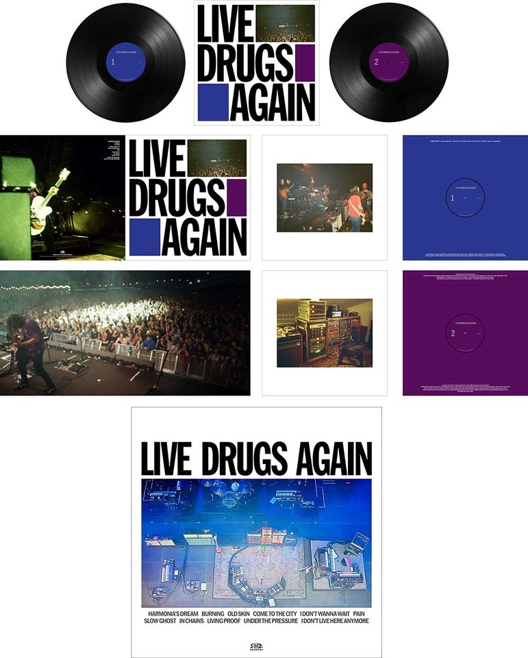 The War On Drugs LIVE DRUGS AGAIN (Vinyl) 12" Album (Gatefold Cover ...