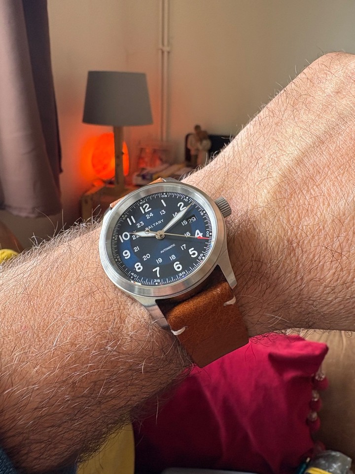 Baltany Field Watch Men S2049 10ATM Seiko NH35 Auto Steel 39mm Case ...