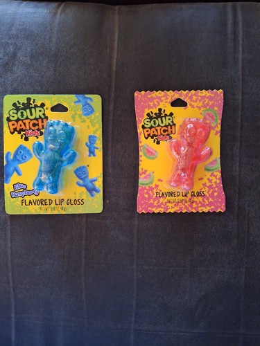 Sour Patch Blue Raspberry And Watermelon Flavored Lip Gloss Net Wt. 0. ...