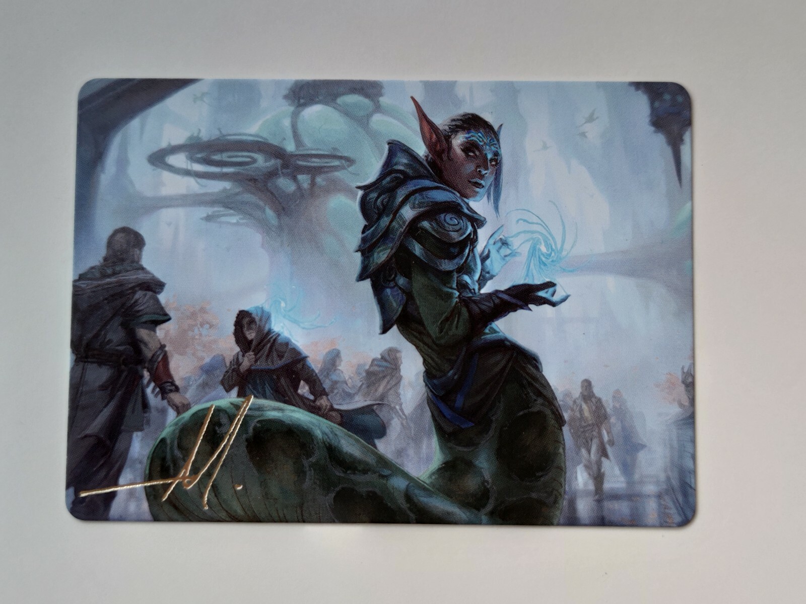 MTG Magic card Modern Horizons 2 Art Series Lonis, Cryptozoologist Gold ...