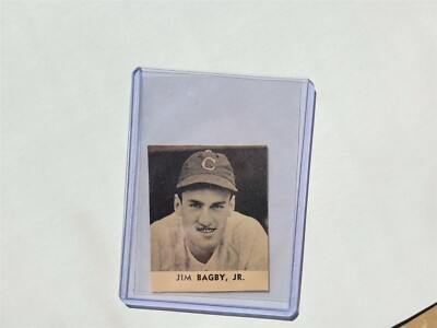 Jim Bagby Jr. & Jeff Heath 1943 Baseball Oddball Cut Out Panel Indians ...