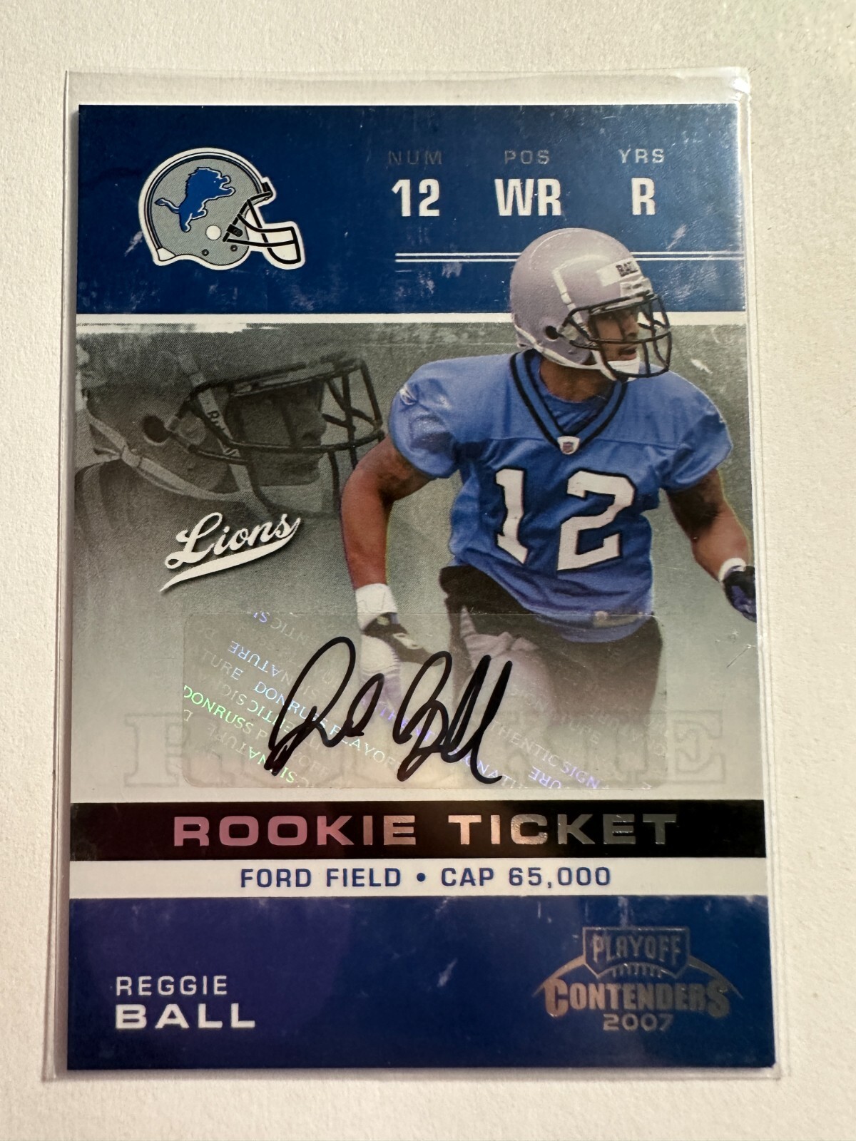 K100,785 - 2007 Playoff Contenders #211 Reggie Ball Auto RC | eBay