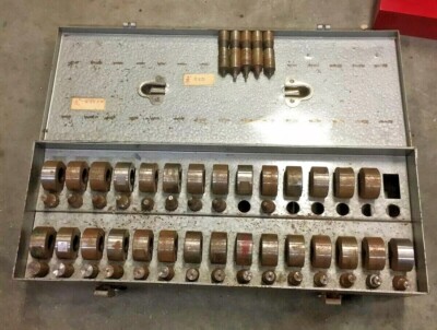 Diacro Punch Pak Set No.1 Bench / Stand Lever Punch & Die Set ...