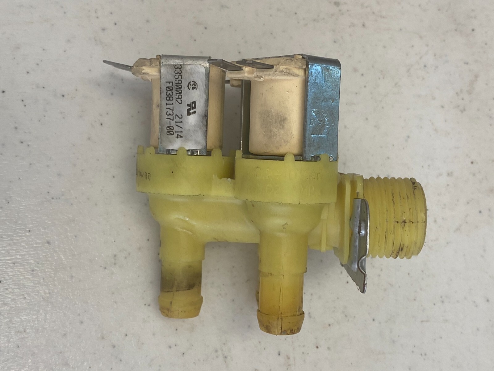 F0381737-00P Washer Valve 3-Way 240-50/60 Hot | eBay