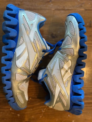 Blue and Silver Reebok ZigTech Shoes Size 14 ZigWild | eBay