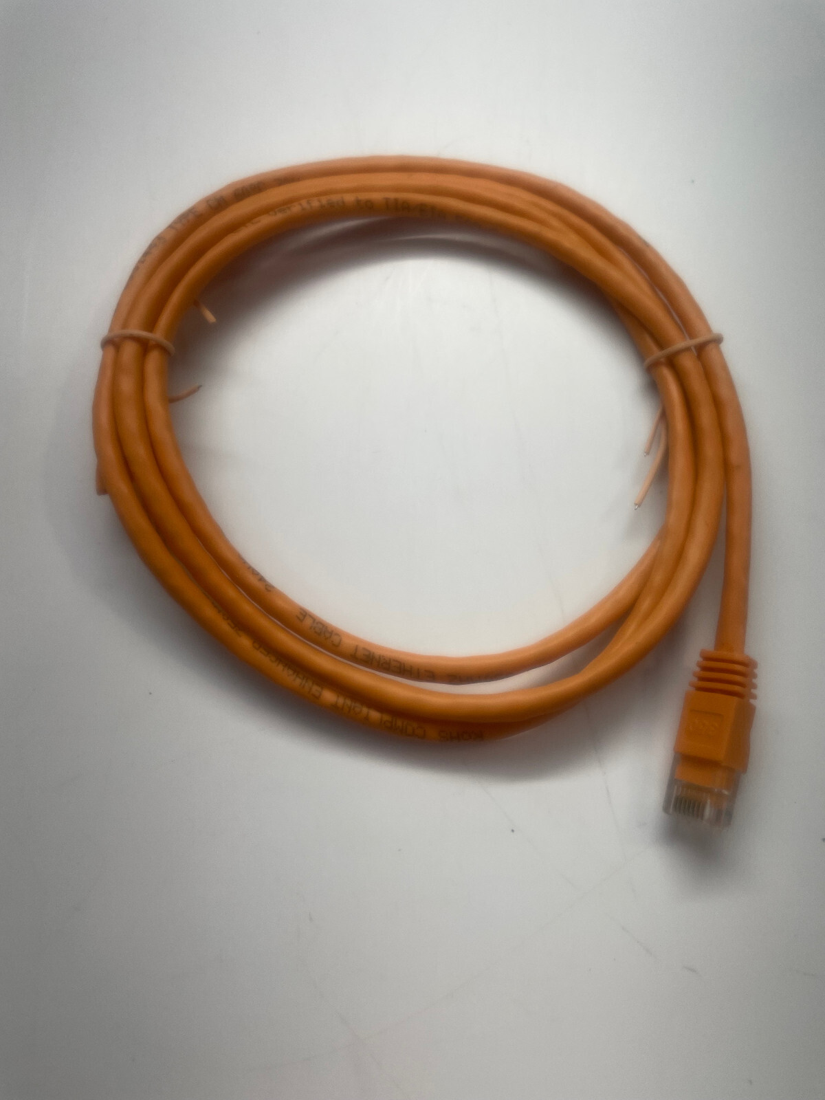 5ft Cat 5E Crossover UTP Ethernet Network Cable - Orange | eBay