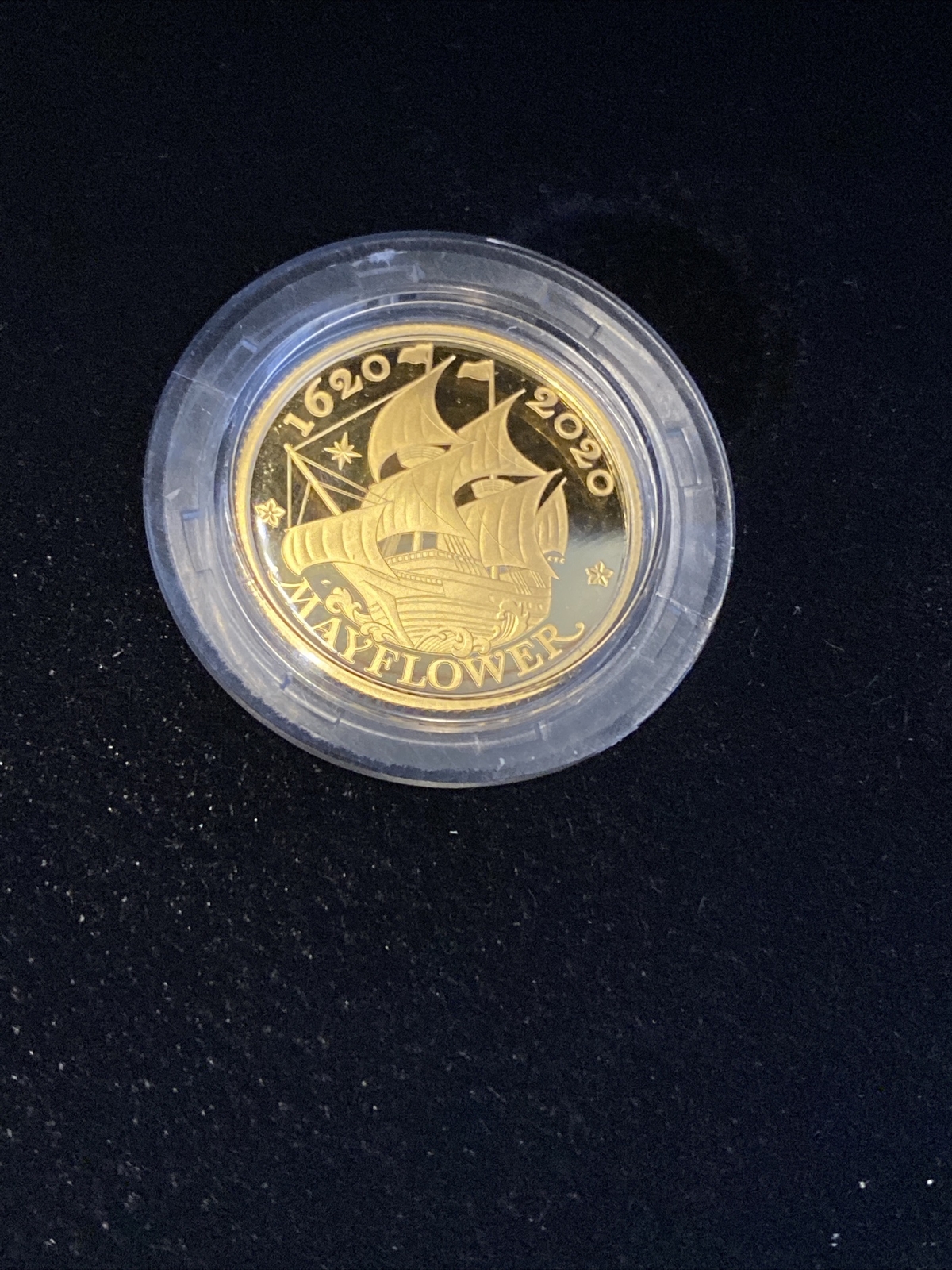 Royal Mint 400th Anniversary Mayflower Two-Coin Gold Proof Set 29/500 ...