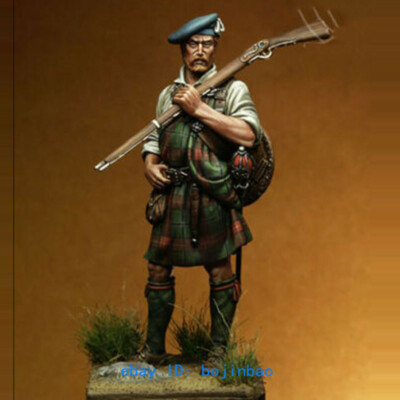 1/24 Scale 75mm Scottish Soldier Resin Figure Model Kits Unpainted ...