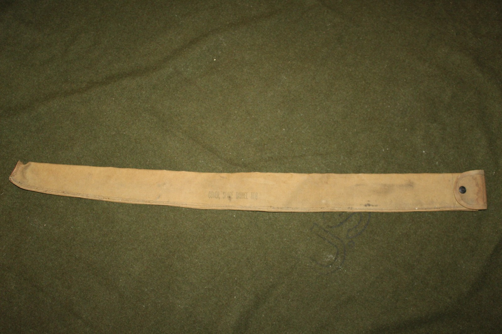 Original WW2 U.S. Army MG Khaki Canvas "Cover, Spare Barrel M8" | eBay