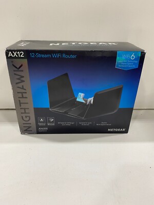 NETGEAR RAX200 Nighthawk AX12 12-Stream AX11000 Tri-Band Wifi 6 Router ...