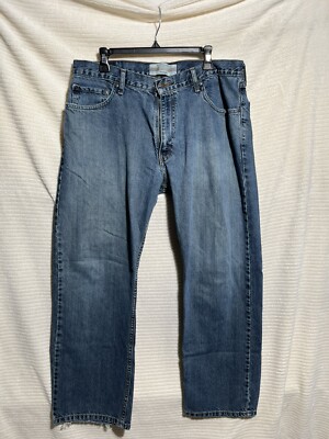 Levis Jeans Authentics Signature Mens Straight Fit Size 36x30 Blue Wash ...