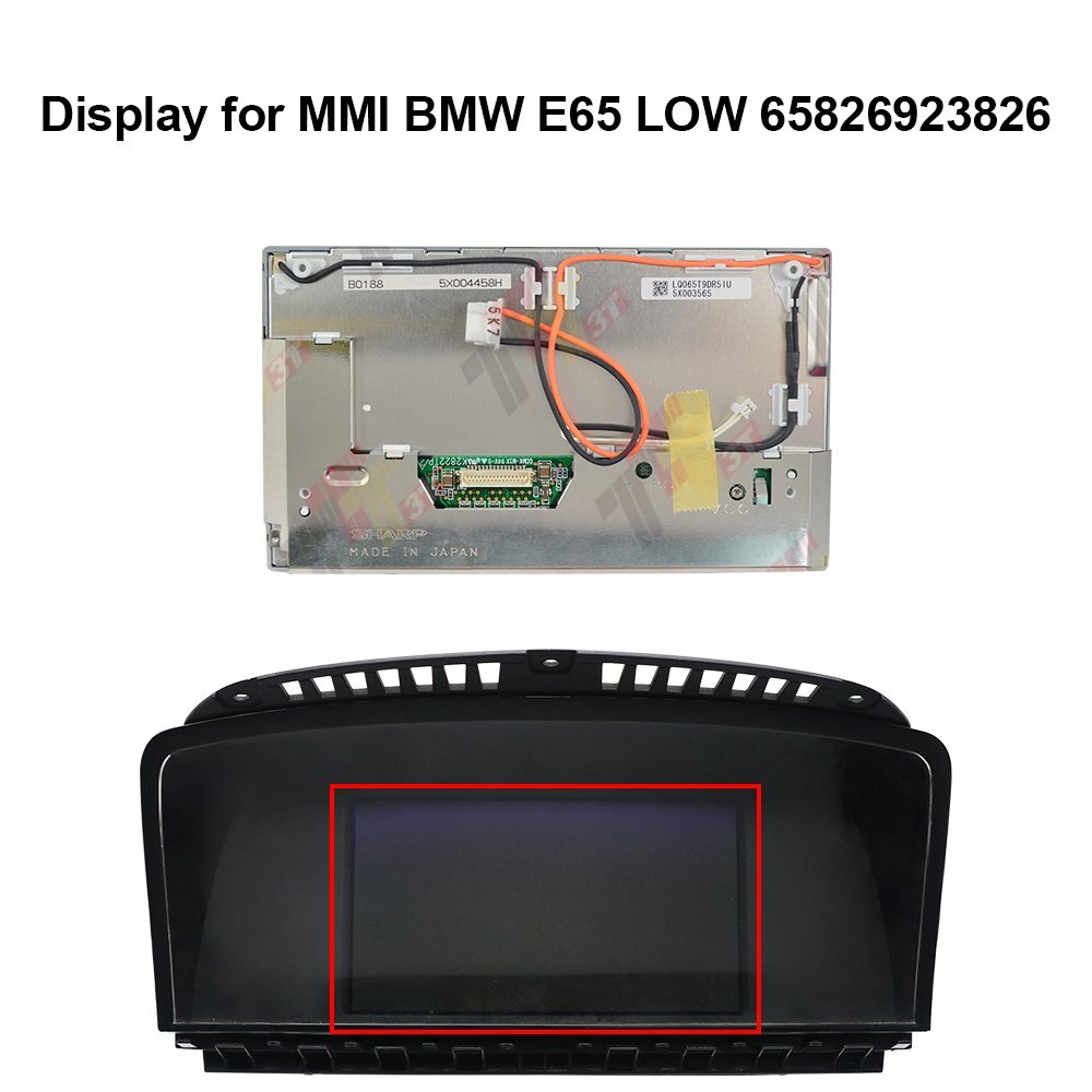 6.5" Display for BMW 7-Series E65 E66 E67 Navigation by Harman Becker ...